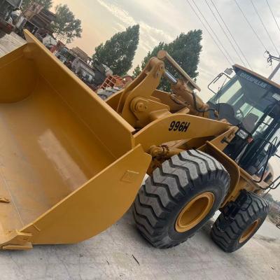 China USED 966H Front Wheel Loader Good Condition 92 KW Secondhand Caterpillar 966H Loader for sale