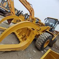 China ORIGINAL Hydraulic Pump Good Condition Used Front Wheel Loader Cat 966H WITH FORK for sale