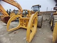 China ORIGINAL Hydraulic Pump Good Condition Used Front Wheel Loader Cat 966H WITH FORK for sale