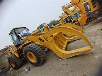 China ORIGINAL Hydraulic Pump Good Condition Used Front Wheel Loader Cat 966H WITH FORK for sale