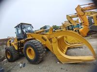 China ORIGINAL Hydraulic Pump Good Condition Used Front Wheel Loader Cat 966H WITH FORK for sale