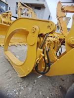China ORIGINAL Hydraulic Pump Good Condition Used Front Wheel Loader Cat 966H WITH FORK for sale