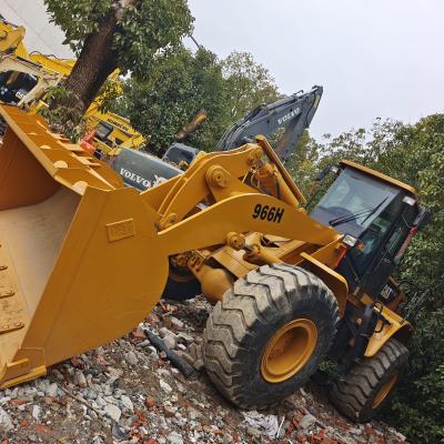China Secondhand Caterpillar Front Wheel Loader 966H in Good Condition with 1200 Working Hours for sale