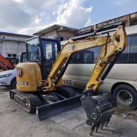 China Used Caterpillar Track Shoes 303CR Mini Excavator 3 Ton with ORIGINAL Hydraulic Valve for sale