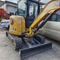 China Used Caterpillar Track Shoes 303CR Mini Excavator 3 Ton with ORIGINAL Hydraulic Valve for sale