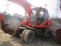 China DB58TIS Engine Doosan DH150W-7 Wheel Excavators Original Korea15ton Digger With Parts for sale