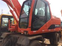 China 15ton Digger Doosan DH150W-7 Wheel Excavator with Original Korea Hydraulic Cylinder for sale