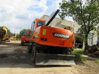 China Sale 15 Ton Doosan DH150w-7 Used Wheel Excavator with Original Hydraulic Cylinder for sale