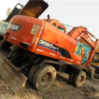 China Doosan Excavator Wheel Crawler DH150W-7 DH140 DX 60 Used Excavators in Good Condition for sale