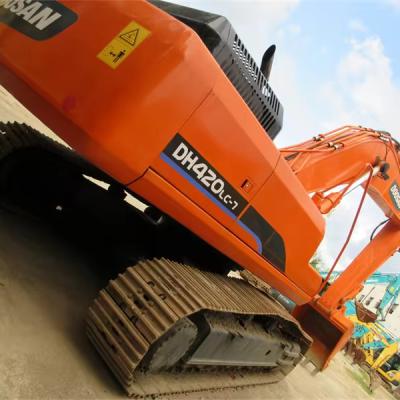 China Doosan DH420LC-7 Used Excavator with ORIGINAL Hydraulic Pump and 2.18 Bucket Capacity for sale
