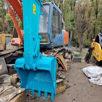 China Used KOBELCO SK75 Mini Excavator 0.7 Bucket Capacity with 7000kg Operating Weight for sale