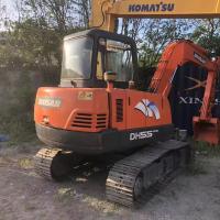 China Used Doosan Dx55 Mini Excavator 5 Ton with 4TNV94L Engine and ORIGINAL Hydraulic Pump for sale