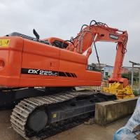 China Doosan DX225 DH225 Excavator 2800 Working Hours 0.7 Bucket Capacity Hydraulic Crawler for sale