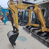 China 1200 Working Hours Used 303Cr Excavators CAT 303.5E Mini Excavators 3.5Ton with Attachments for sale