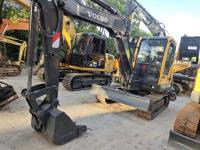 China Volvo EC55B Pro Excavator in Sweden Used 2021 Model Crawler with 0.7 Bucket Capacity for sale