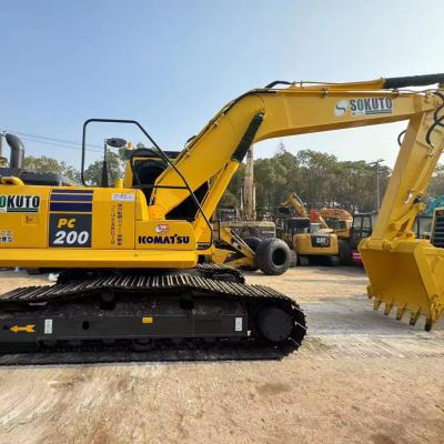 China Used Komatsu Pc 200 Excavator Crawler Excavator Moving Type Maximum Digging Height 11000 for sale