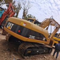 China Japan 320C Used Caterpillar Excavator with 3066 Engine 0.9 Bucket Capacity for sale