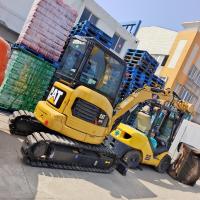 China Used CAT 303E Mini Excavators 3.5Ton CAT 303.5 303 303C 303Cr Digger with Attachments for sale
