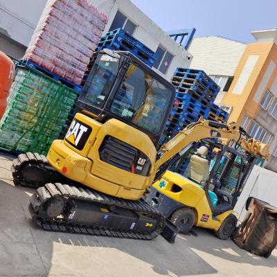 China Used CAT 303E Mini Excavators 3.5Ton CAT 303.5 303 303C 303Cr Digger with Attachments for sale