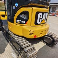 China Used CAT 303E Mini Excavators 3.5Ton CAT 303.5 303 303C 303Cr Digger with Attachments for sale