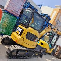 China Used CAT 303E Mini Excavators 3.5Ton CAT 303.5 303 303C 303Cr Digger with Attachments for sale