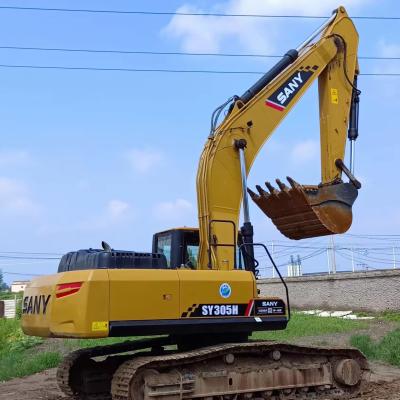 China 30ton Sany 305 Medium Digger Used Sany 305h Excavator with ORIGINAL Hydraulic Pump for sale