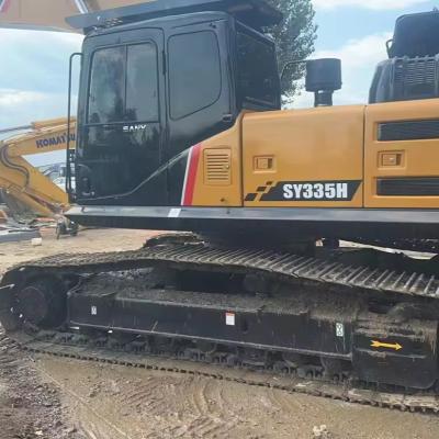 China ORIGINAL 35 Ton Large Machine Second Hand SANY 335H Excavator with 1200 Working Hours for sale
