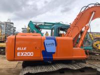 China Used Hitachi ZX200 EX200-3 EX200-5 Crawler Wheel Excavator with 1CBM Bucket Capacity for sale