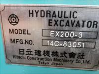 China 2015 HITACHI EX200-5 EX200-2 EX200-3 Original Japan Surplus 20 Tons Operating Weight for sale