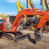 China Second Hand Hitachi 55UR Used Track Shoes Mini Excavator and 5960kg Operating Weight for sale