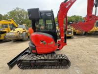 China 3.5 Ton KUBOTA U-35 Used Mini Hydraulic Excavator with D1703-E4 Engine and 0.2 Bucket Capacity for sale