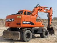 China 96KW DB58TIS Engine Doosan Excavator Wheel Crawler Dh150w-7 Dh140 Dx 60 Used Excavators for sale
