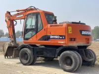 China 96KW DB58TIS Engine Doosan Excavator Wheel Crawler Dh150w-7 Dh140 Dx 60 Used Excavators for sale