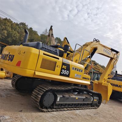 China Used Track Shoes Komatsu PC350-7 Hydraulic Crawler Excavator 35 Ton Track Diggers Japan for sale