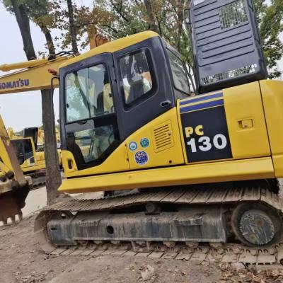 China 13000 KG Machine Weight Komatsu PC130-7 Track Digger with ORIGINAL Hydraulic Valve for sale