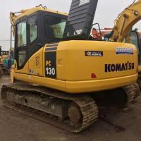 China Used Komatsu PC130-7 Excavator 13 Tons Crawler Excavator with ORIGINAL Hydraulic Valve for sale