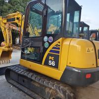 China 800 Working Hours Second-hand KOMATSU Pc56 Excavator for Road Construction at Affordable for sale
