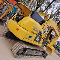 China Used Japan 7 Tons Excavators PC70-8 Second Hand KOMATSU Excavators PC70-8 Oil Saving for sale