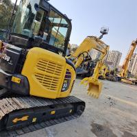 China Used 5.5TONS Excavator Sale Second Hand PC55 Komatsu Earth Mini Excavator with 28.5KW for sale