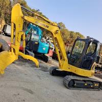China Used 5.5TONS Excavator Sale Second Hand PC55 Komatsu Earth Mini Excavator with 28.5KW for sale