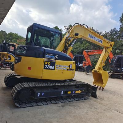 China Used Komatsu PC78US Excavator in Good Condition with Operating Weight of 7190 for sale