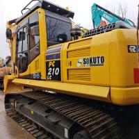 China Japan Used Komatsu Excavator PC210 Crawler Excavator with Original Hydraulic Cylinder for sale