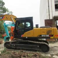 China Used 2023Year SANY 215 Excavator SY215C 20Tons Medium Hydraulic Crawler Excavator for sale