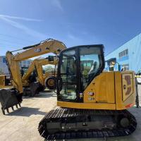 China Cat 307E 7 Ton Excavator with Eaton Hydraulic Pump and Original 306 Rubber Crawler for sale
