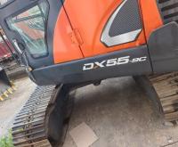 China Used Doosan Dx55 Mini Excavator 5 Ton 5.5ton Doosan Excavator 2019 1200 Working Hours for sale