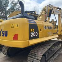 China Komatsu PC200-8 Second Hand Excavator Crawler Excavator Maximum Digging Height 9840MM for sale
