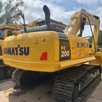 China Japan Komatsu PC200-8 Used Crawler Excavator with Track Shoes 20 Tons at Manufacturing Plant for sale