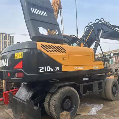 China Used Hyundai 210w-9 Wheel Excavator with 1.2M³ Bucket Capacity in Excellent Condition for sale
