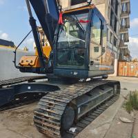 China Used Korea Hyundai 215LC-9 Excavator 118KW 225-9T Digger for Waste Management for sale