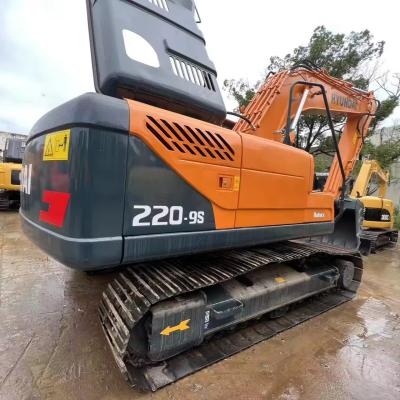 China Good 22 Ton Hyundai R220LC-9S Excavator for Building Material Shops within Your Budget for sale